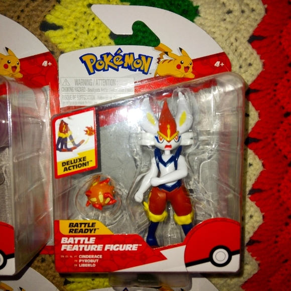 Pokemon | Toys | Nib Pokemon Battle Feature Figure Cinderace Brand New ...
